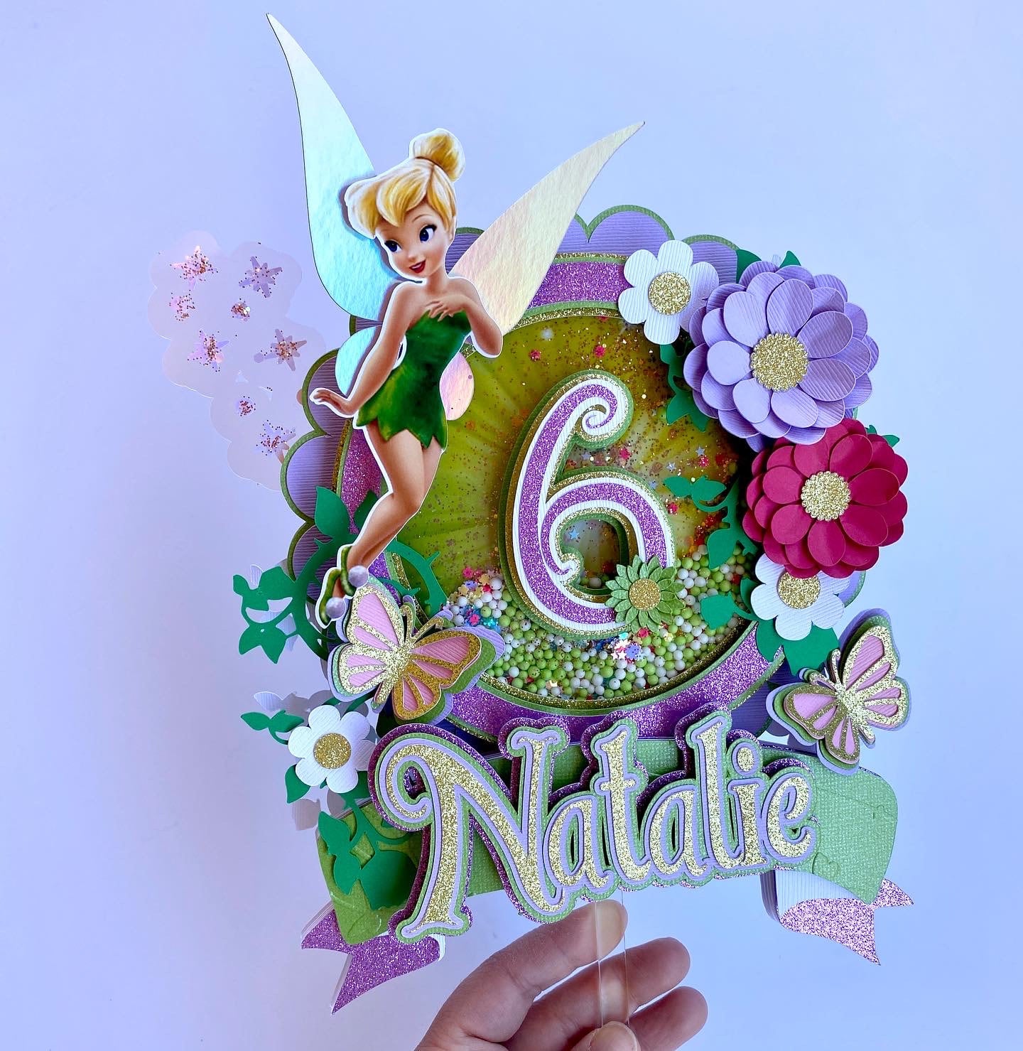 Tinker bell Cake Topper | SeniaasPaperStudio