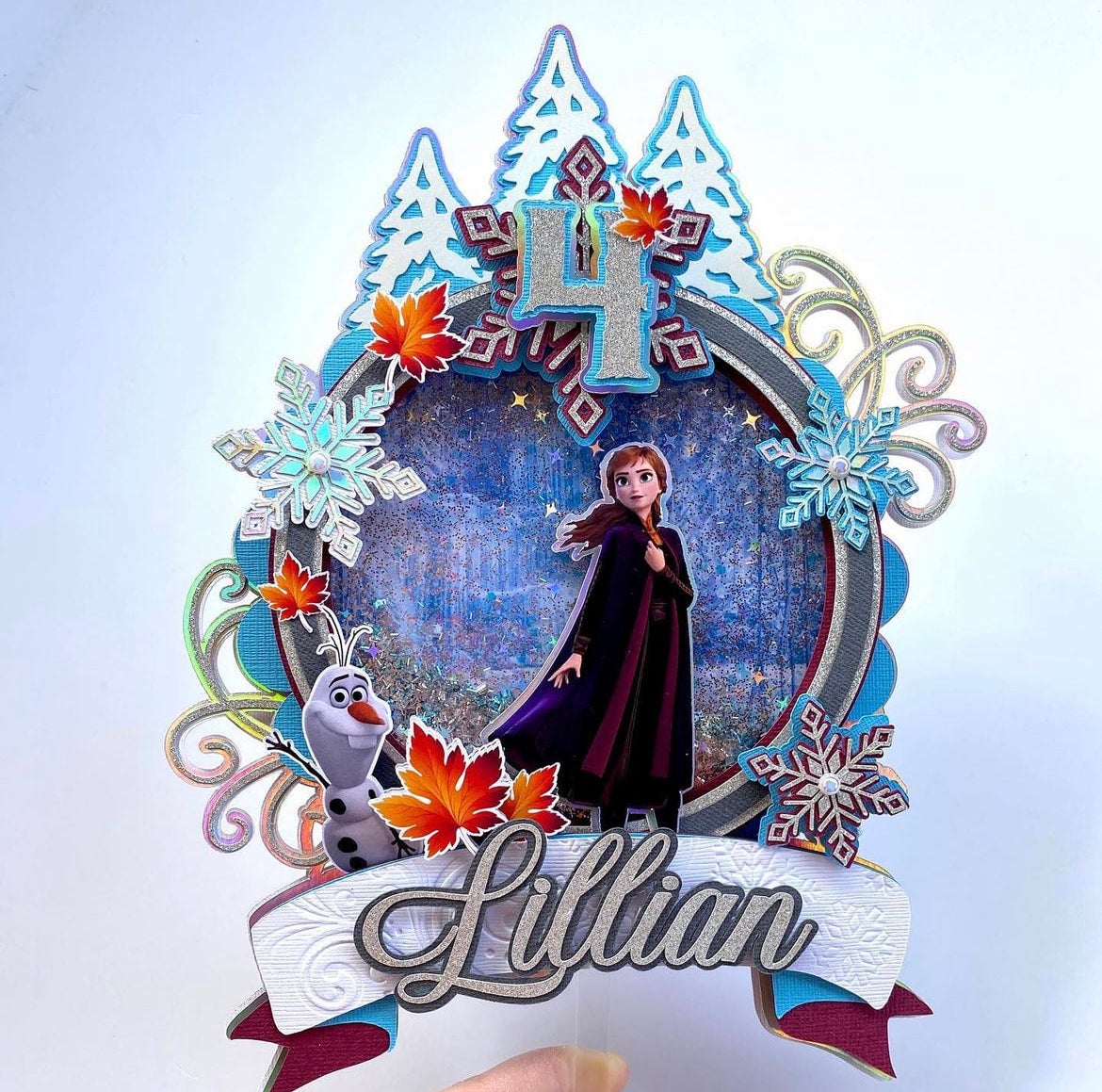 Princess Anna Cake Topper | SeniaasPaperStudio