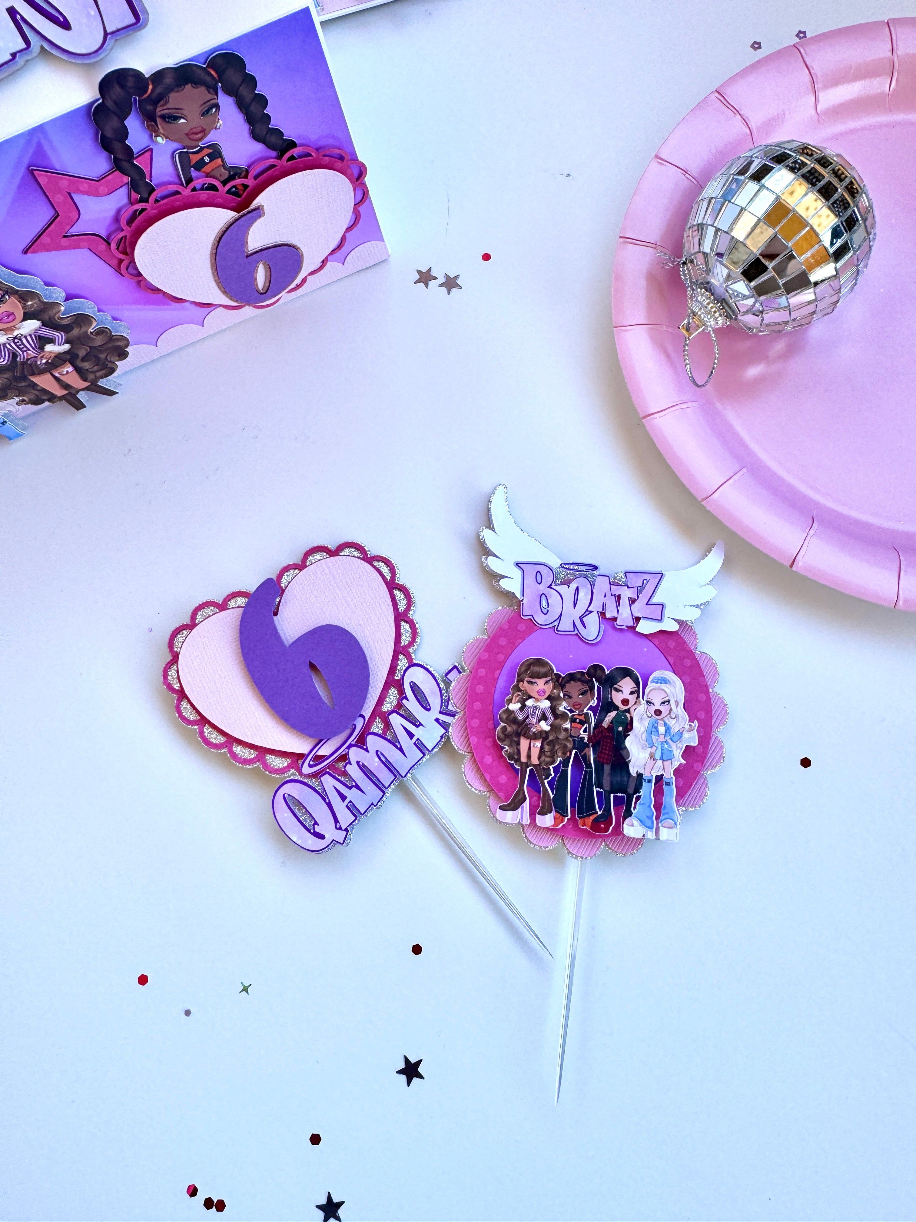 Bratz Cupcake Toppers | SeniaasPaperStudio