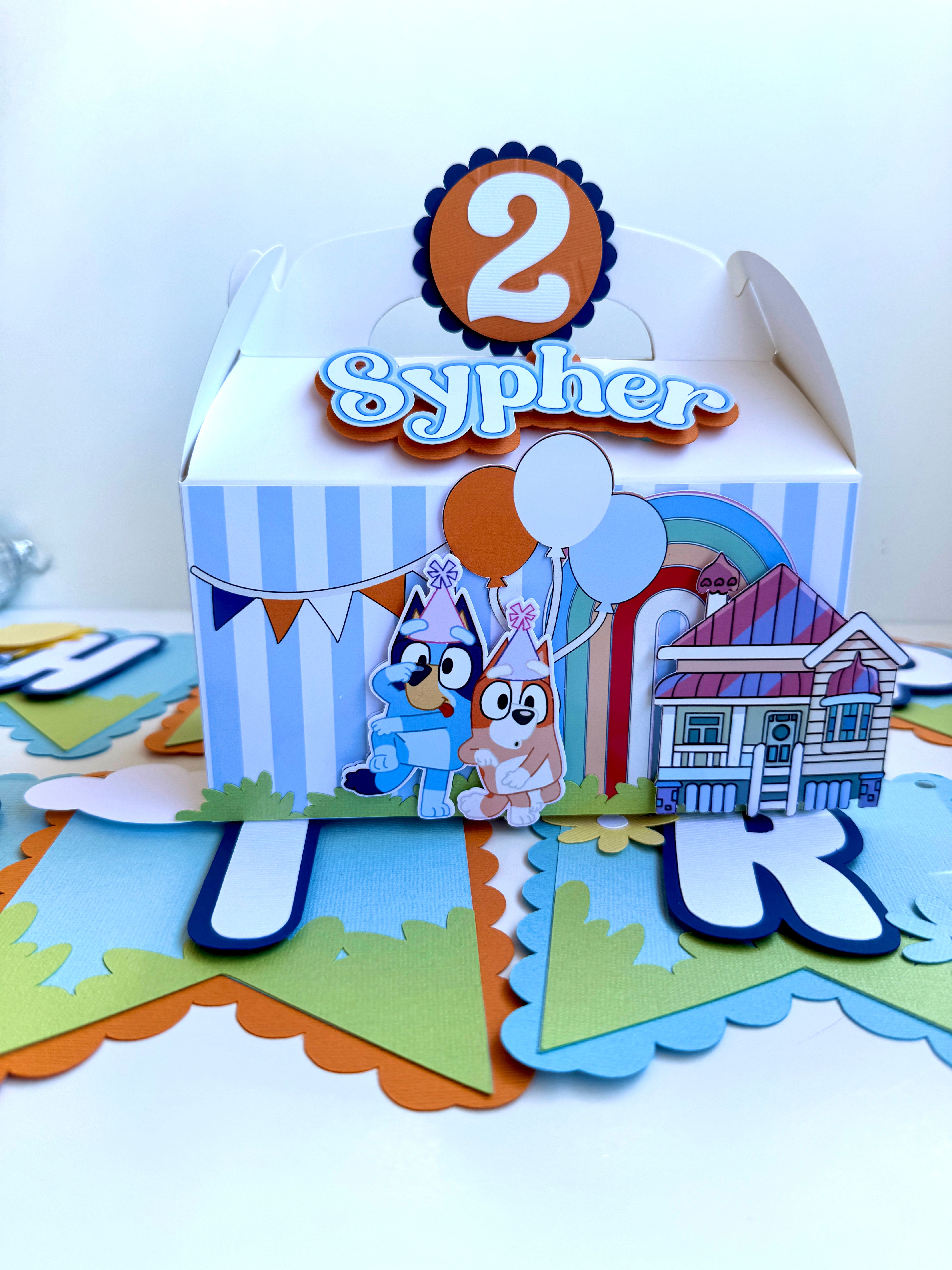 Bluey Favor Boxes | SeniaasPaperStudio