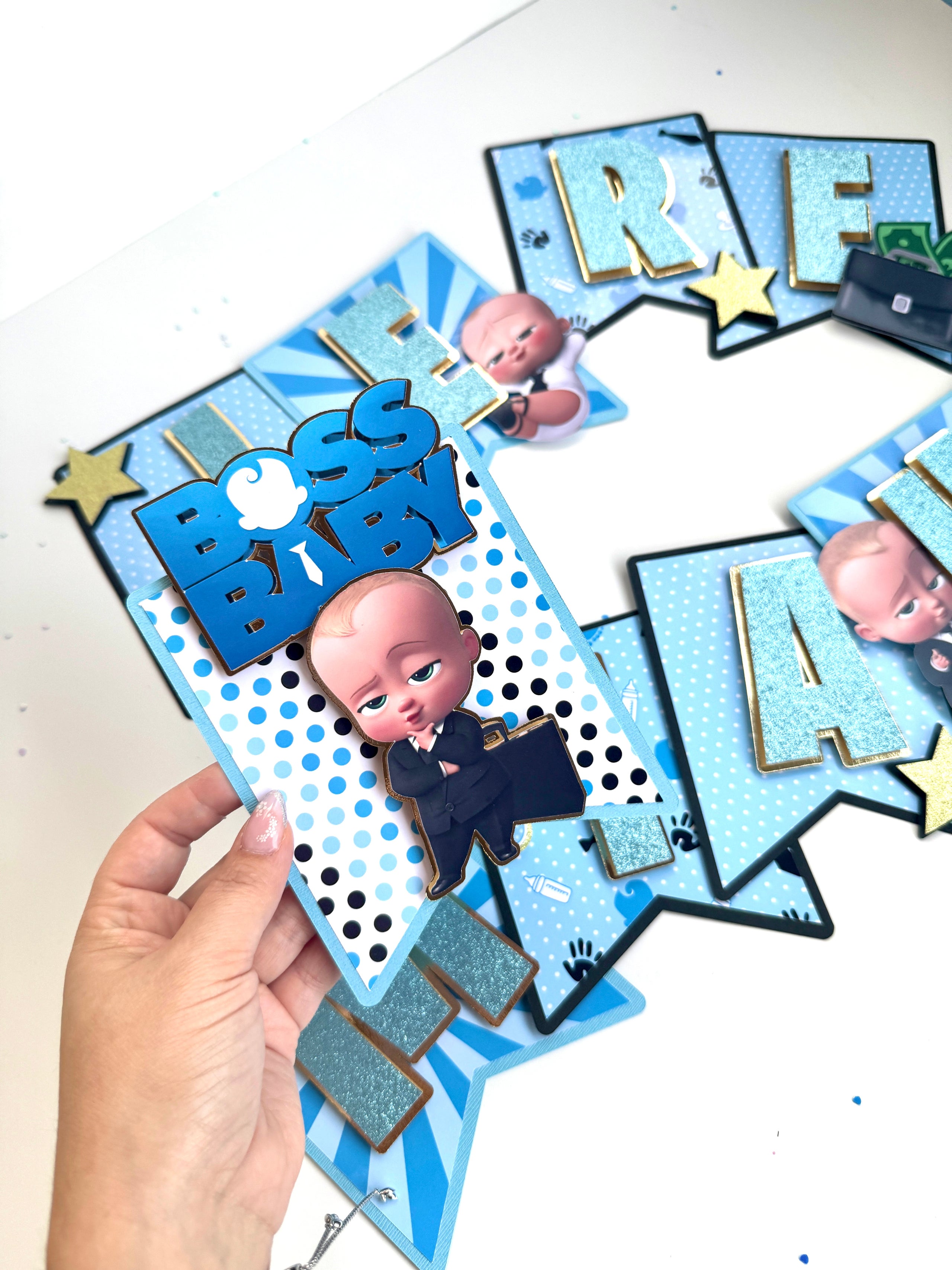Boss Baby Banner | SeniaasPaperStudio