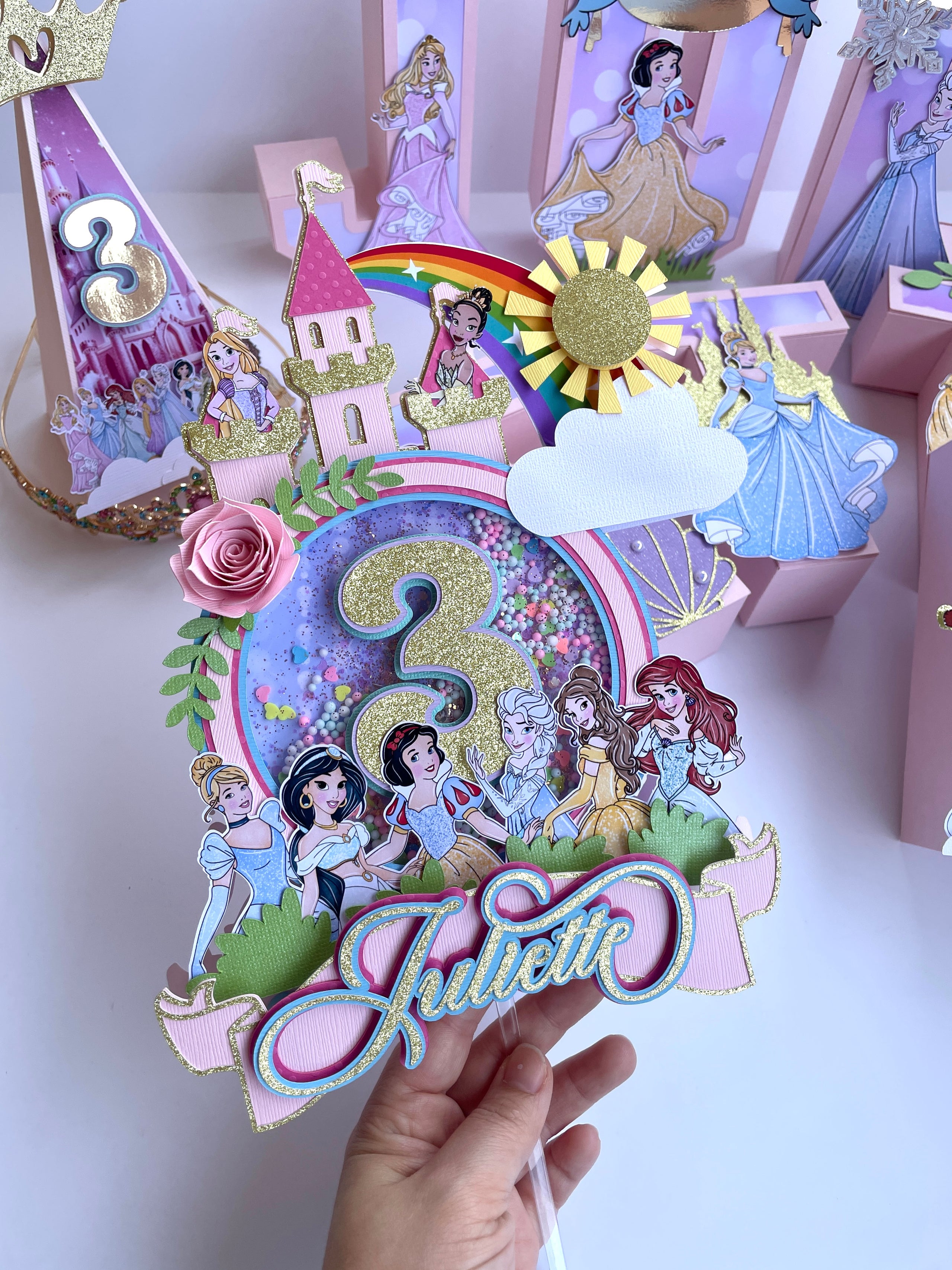 Princess Cake Topper | SeniaasPaperStudio